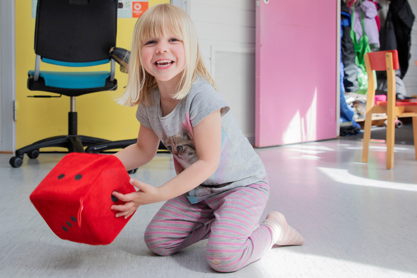 Stolleken med terning | Mattelist